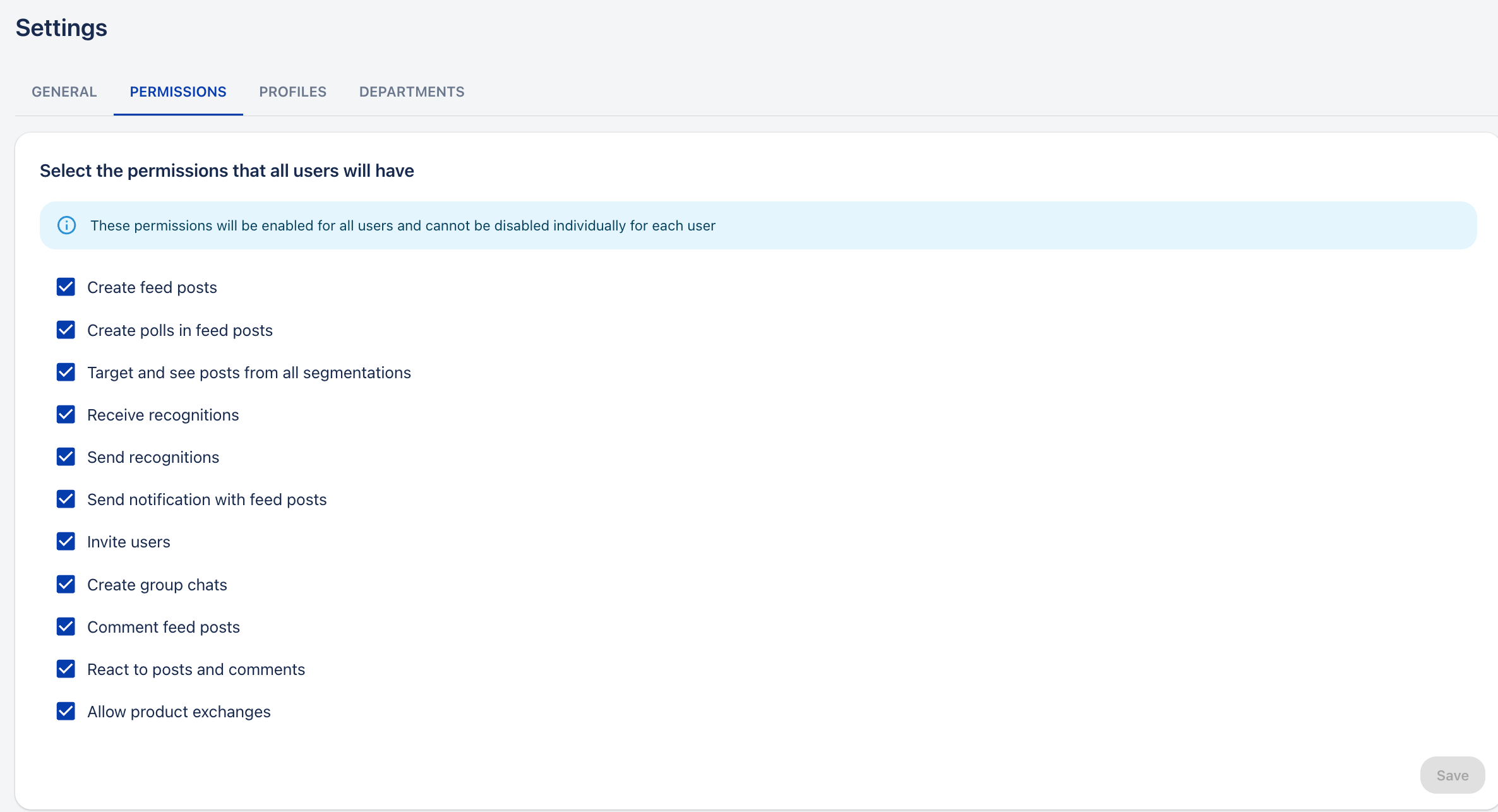 How do I set the basic permissions that all users can have? – Help Center