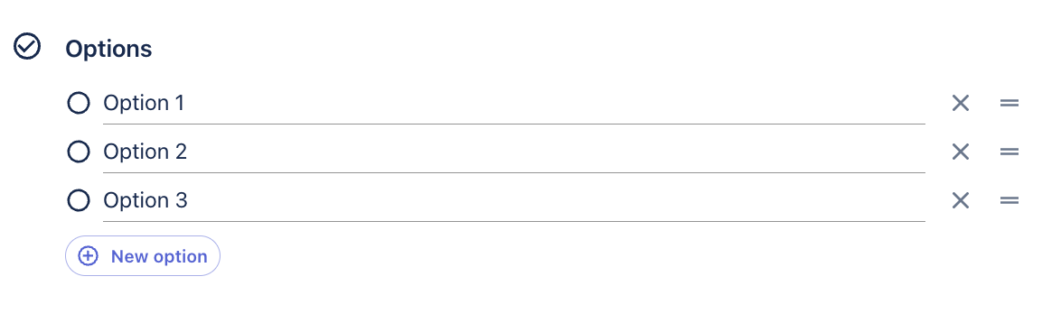 Which are the possible response types? – Help Center