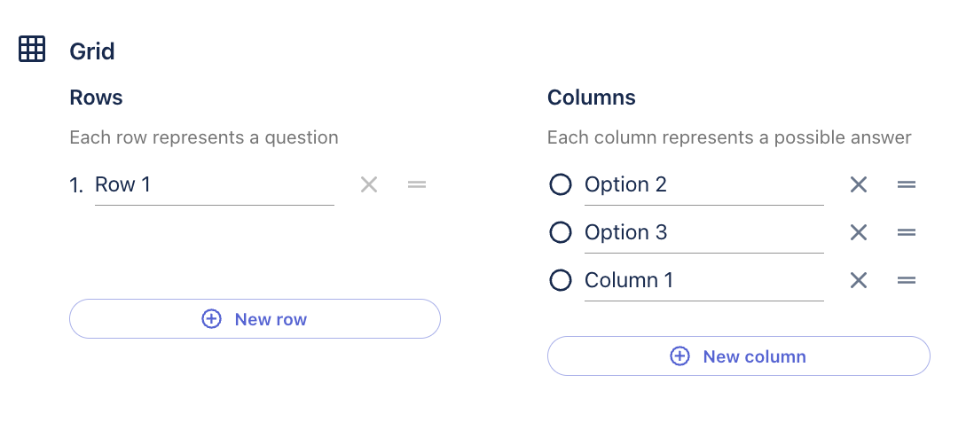 Which are the possible response types? – Help Center