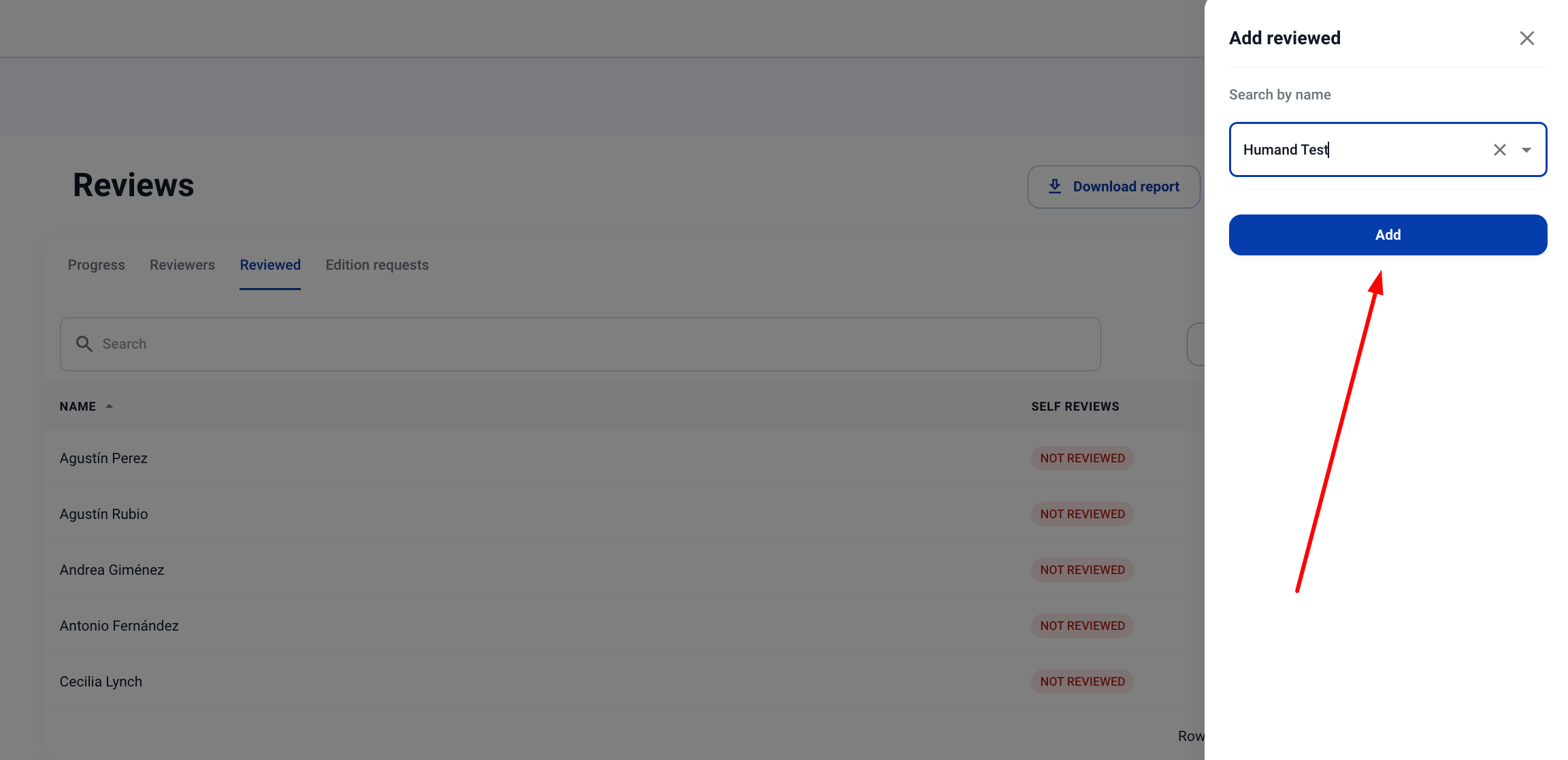 How do I add or remove users from an already started evaluation cycle ...
